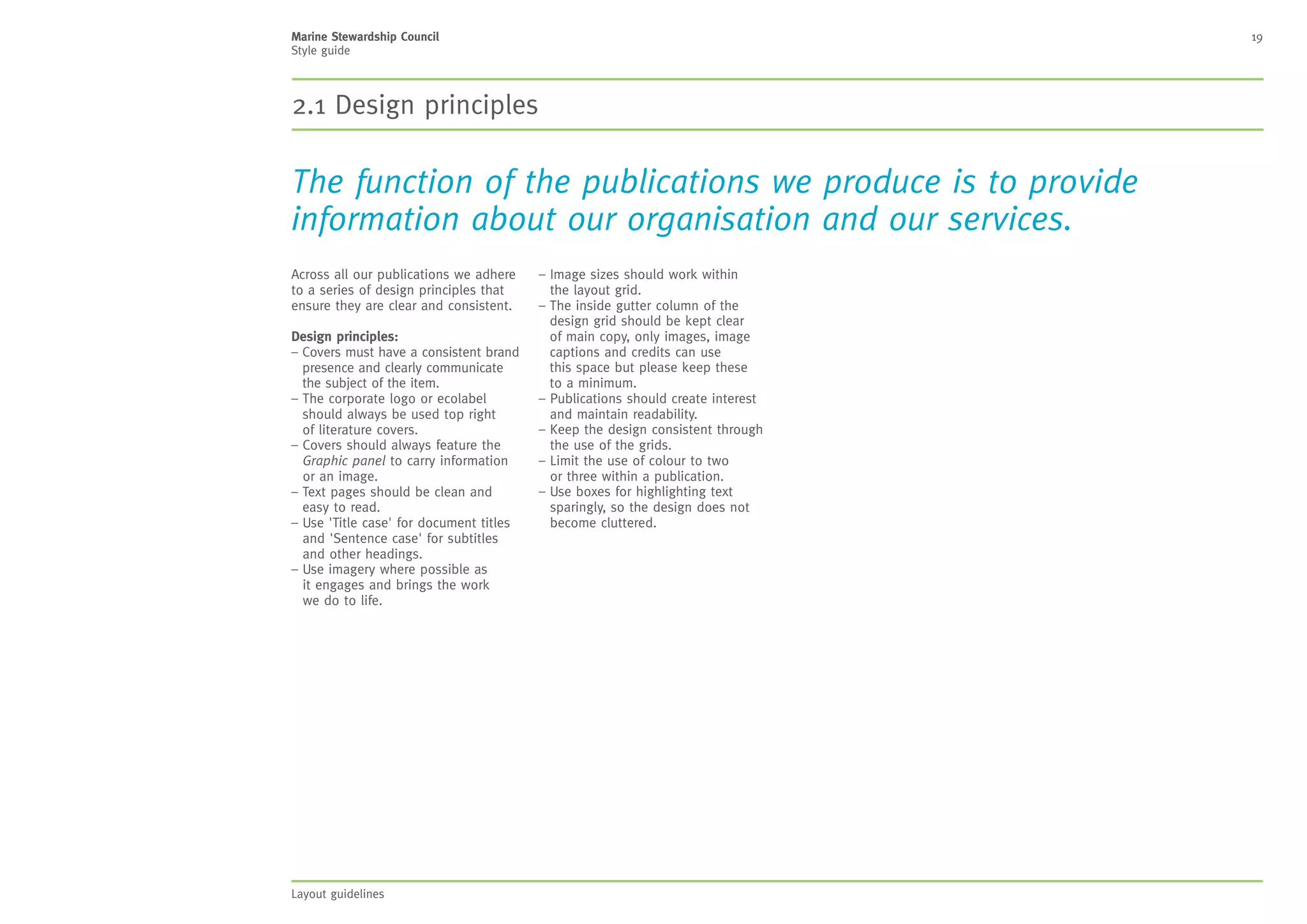 MSC style guide v2.0 | PDF