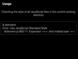 JavaScript Style guides | PPT