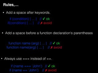 JavaScript Style guides | PDF