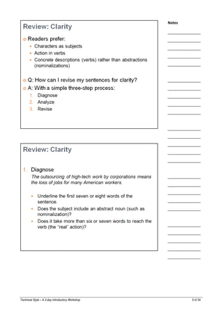 Technical Style Handbook | PDF