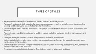 Style in ms word | PPTX