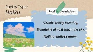 STYLE IN POETRY how to improve writing a poem | PPT