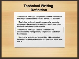 Style in technical writting | PPTX