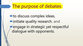 Styles-of-Debate-PowerPoint Presentation | PPTX