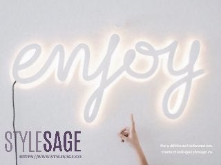 StyleSage merchandising workflow | PDF