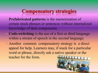 Styles and strategies in second language learning | PPTX