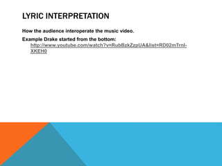 Styles and techniques for Music Video | PPT