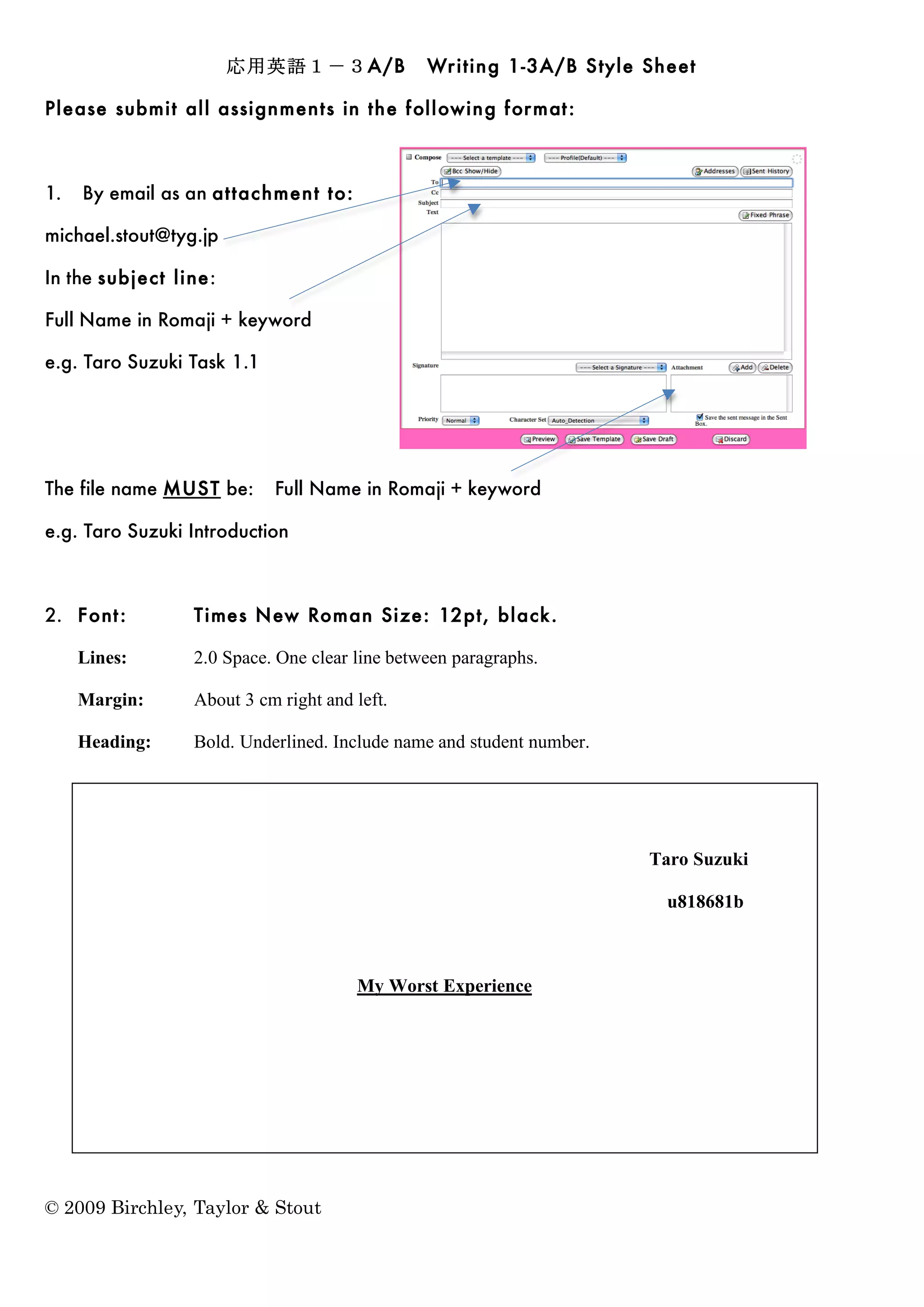 Writing Style Sheet | PDF