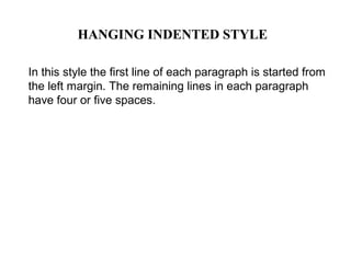 Styles of business letters | PPT