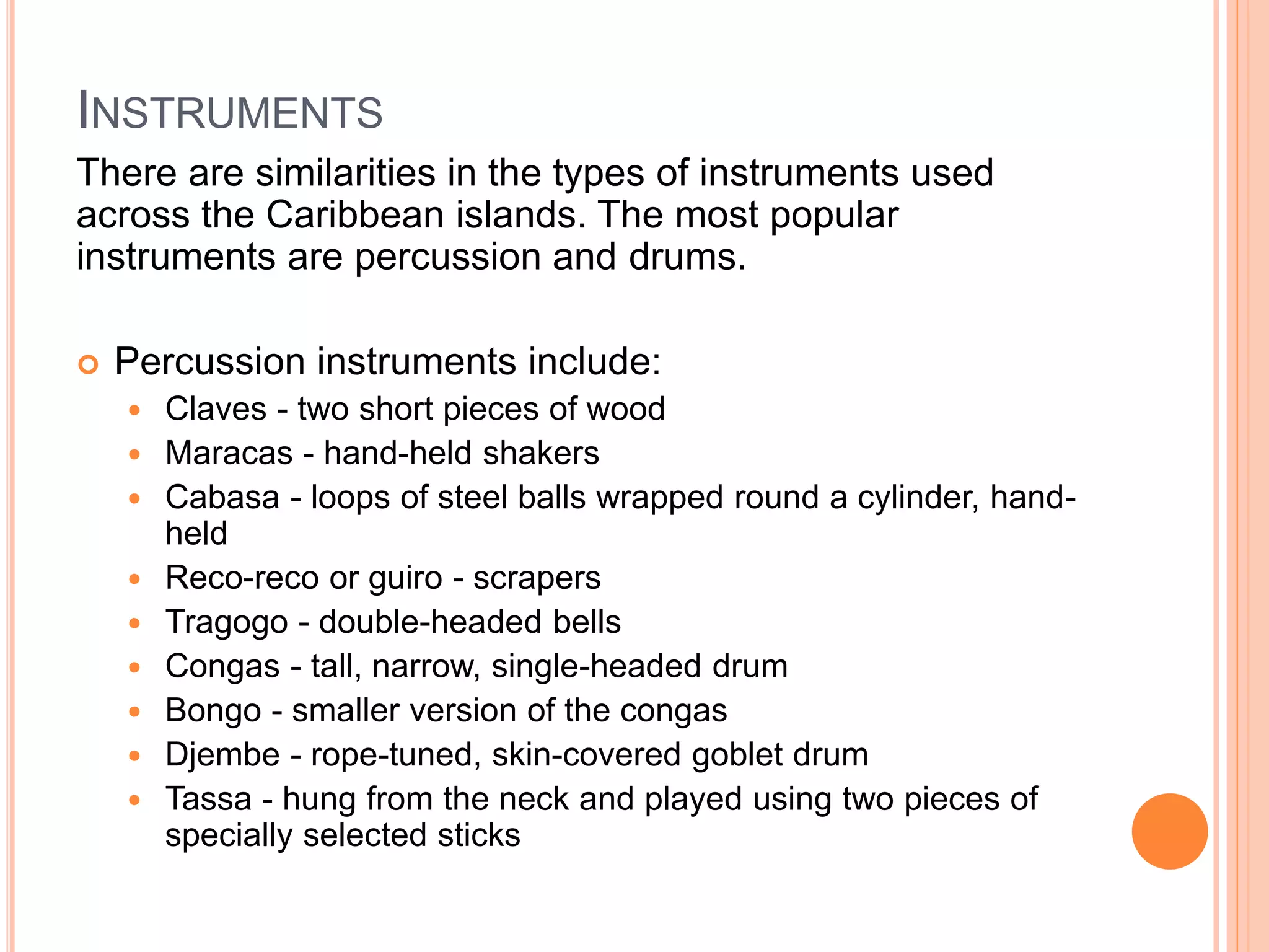 Styles of caribbean music | PPTX