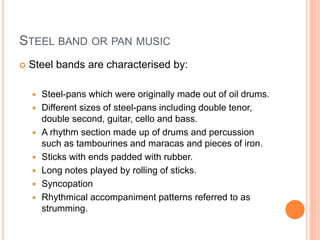 Styles of caribbean music | PPTX