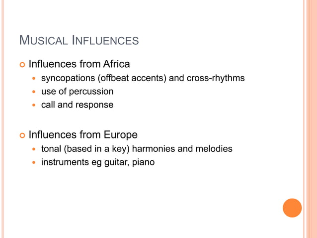 Styles of caribbean music | PPT