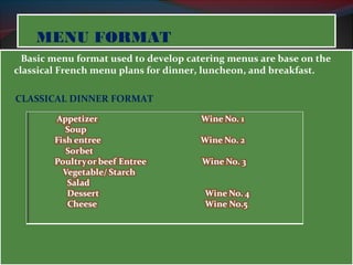 Styles of catering | PPT