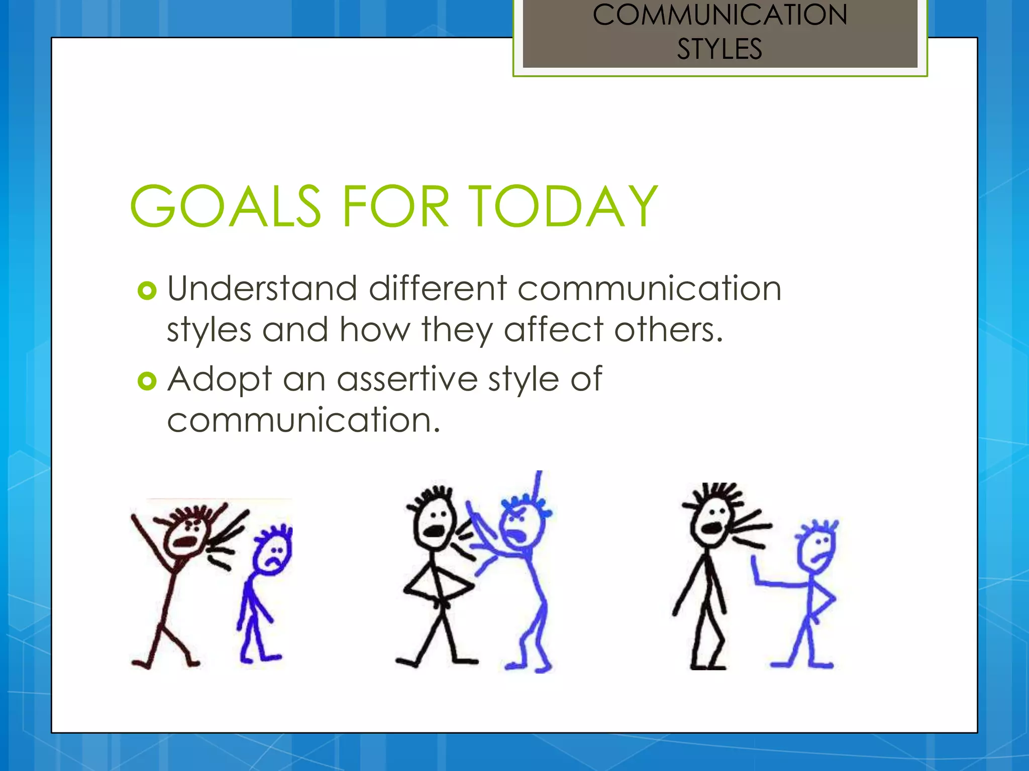 Styles of communication | PPTX