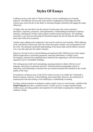 Styles Of Essays.pdf
