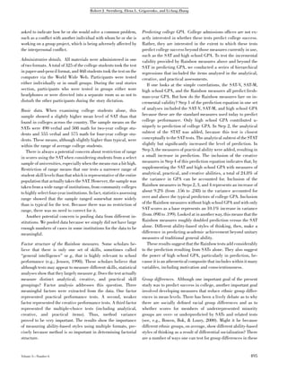 Styles of learning and thinking matter in instruction and assessment | PDF