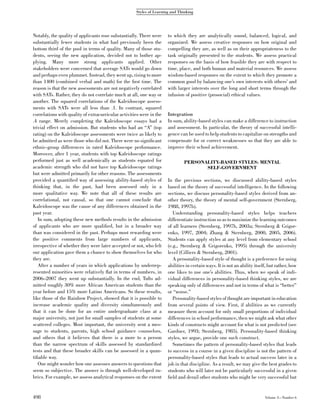 Styles of learning and thinking matter in instruction and assessment | PDF