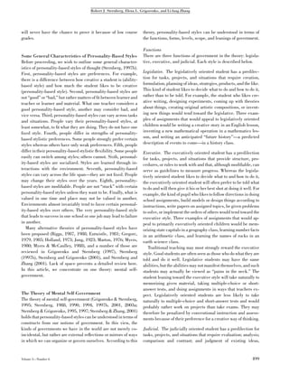 Styles of learning and thinking matter in instruction and assessment | PDF