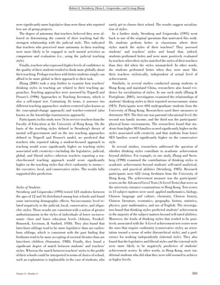 Styles of learning and thinking matter in instruction and assessment | PDF