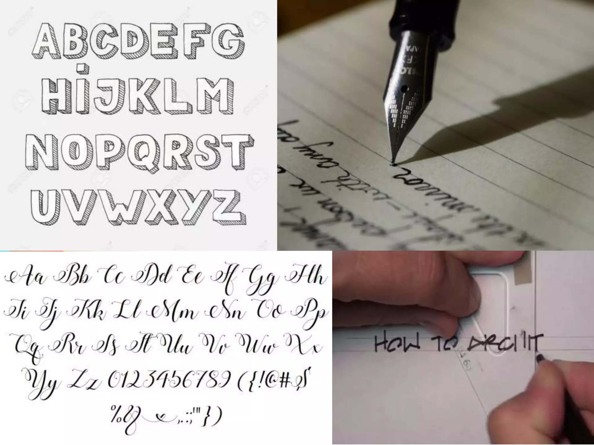 Styles of lettering | PPTX | Web Development | Internet