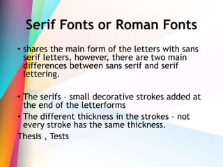 Styles of lettering | PPTX