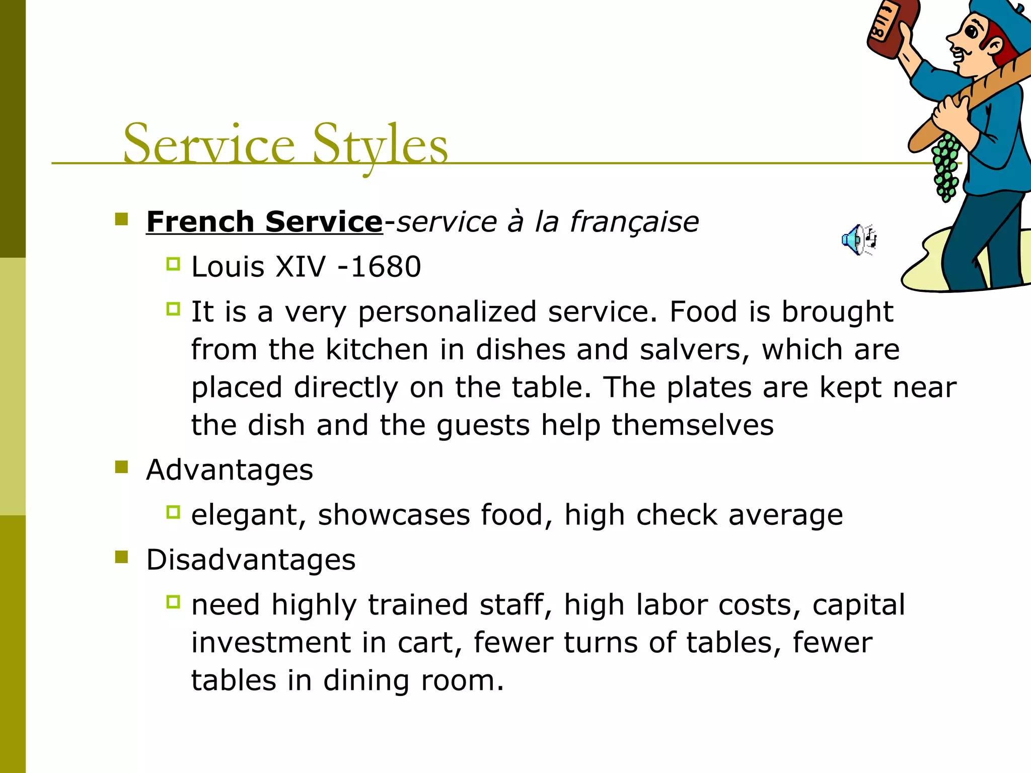 Styles of service | PPT