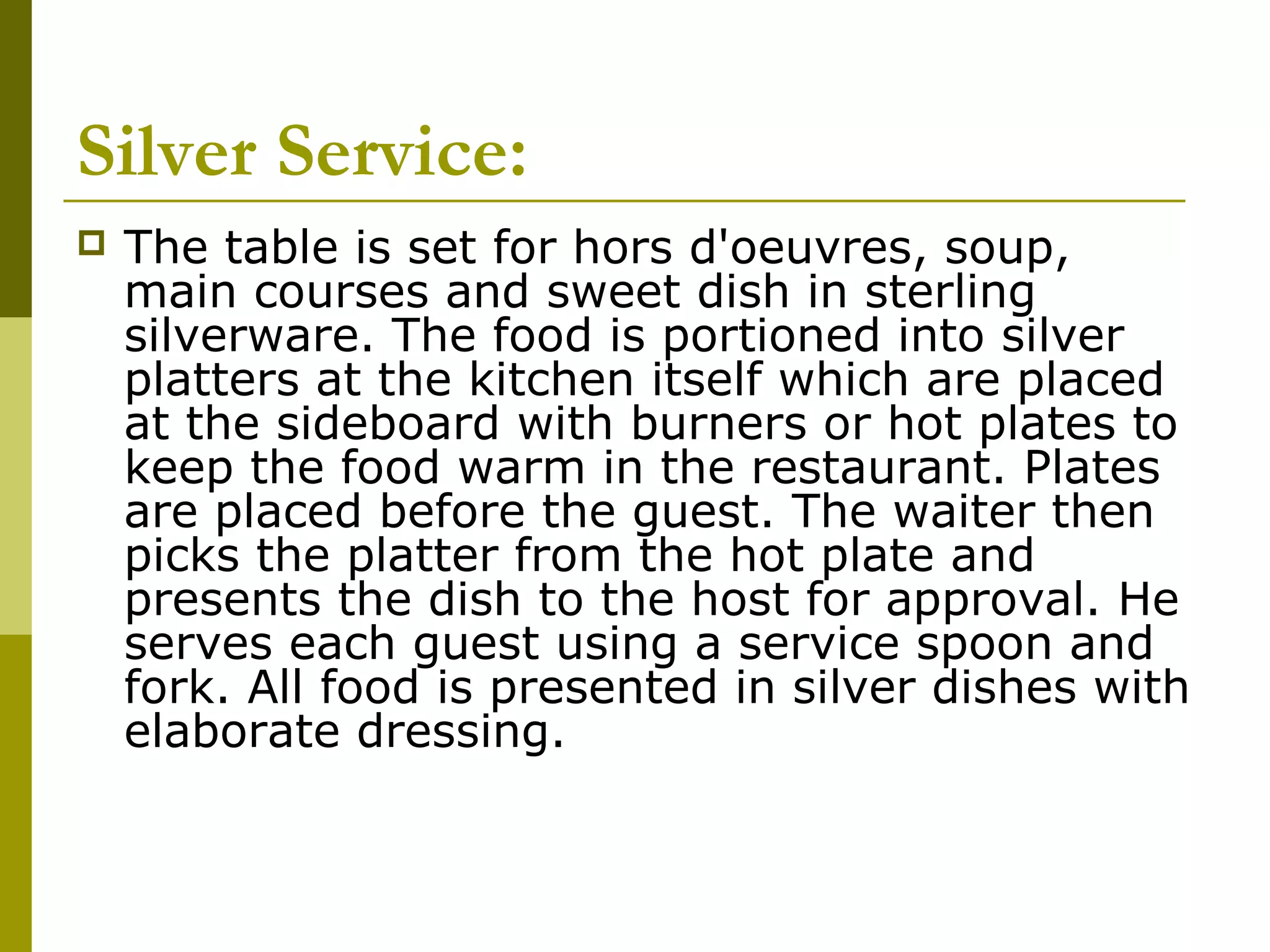 Styles of service | PPT