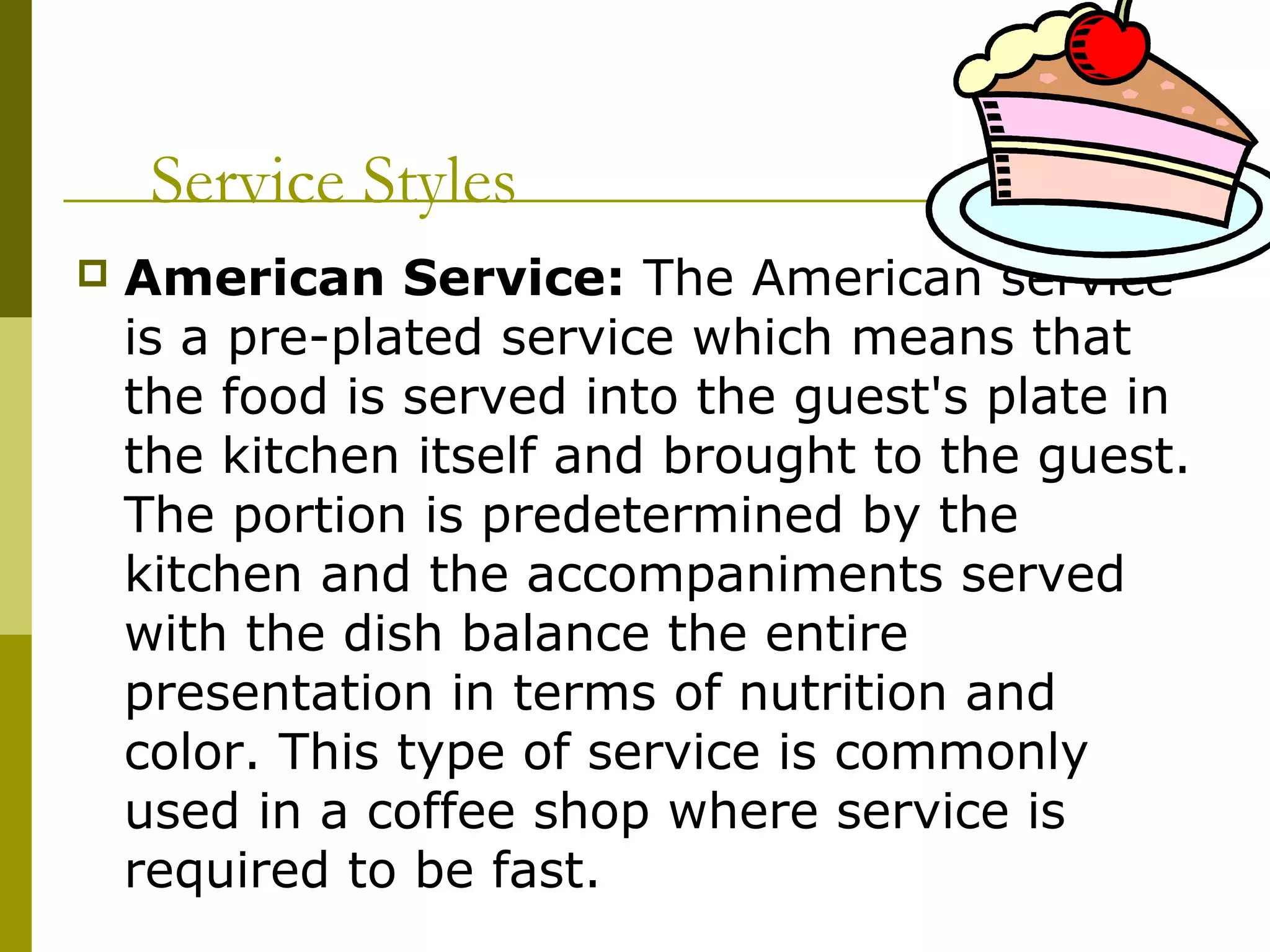 Styles of service | PPT