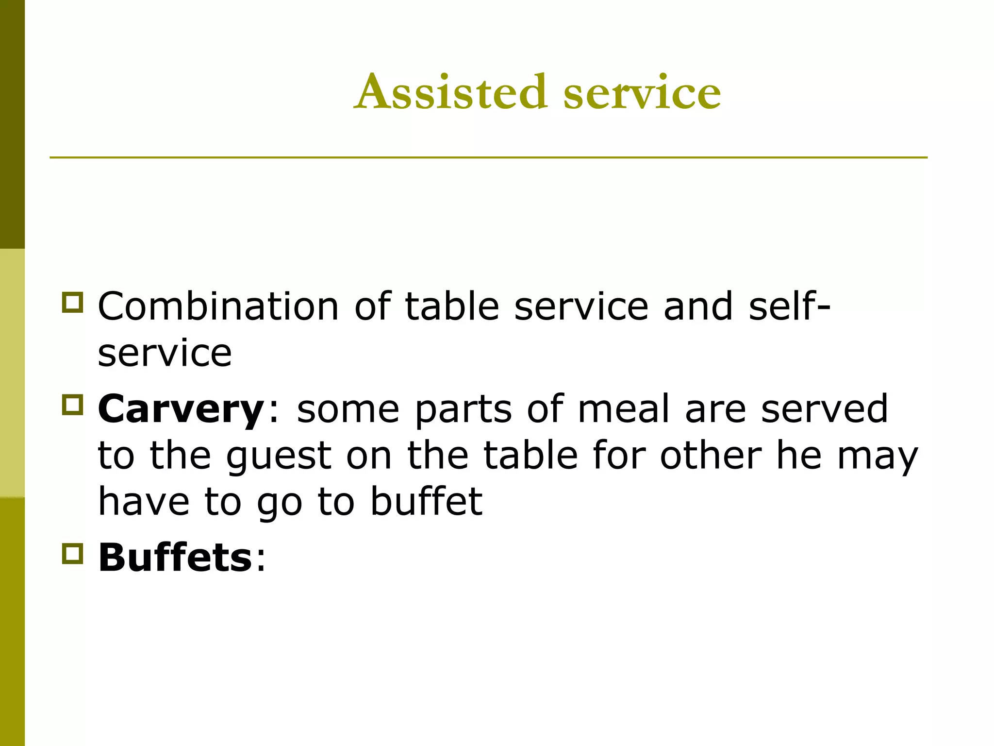Styles of service | PPT