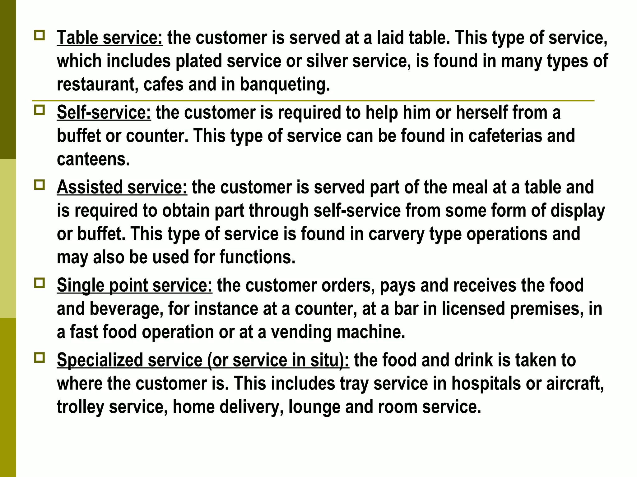 Styles of service | PPT