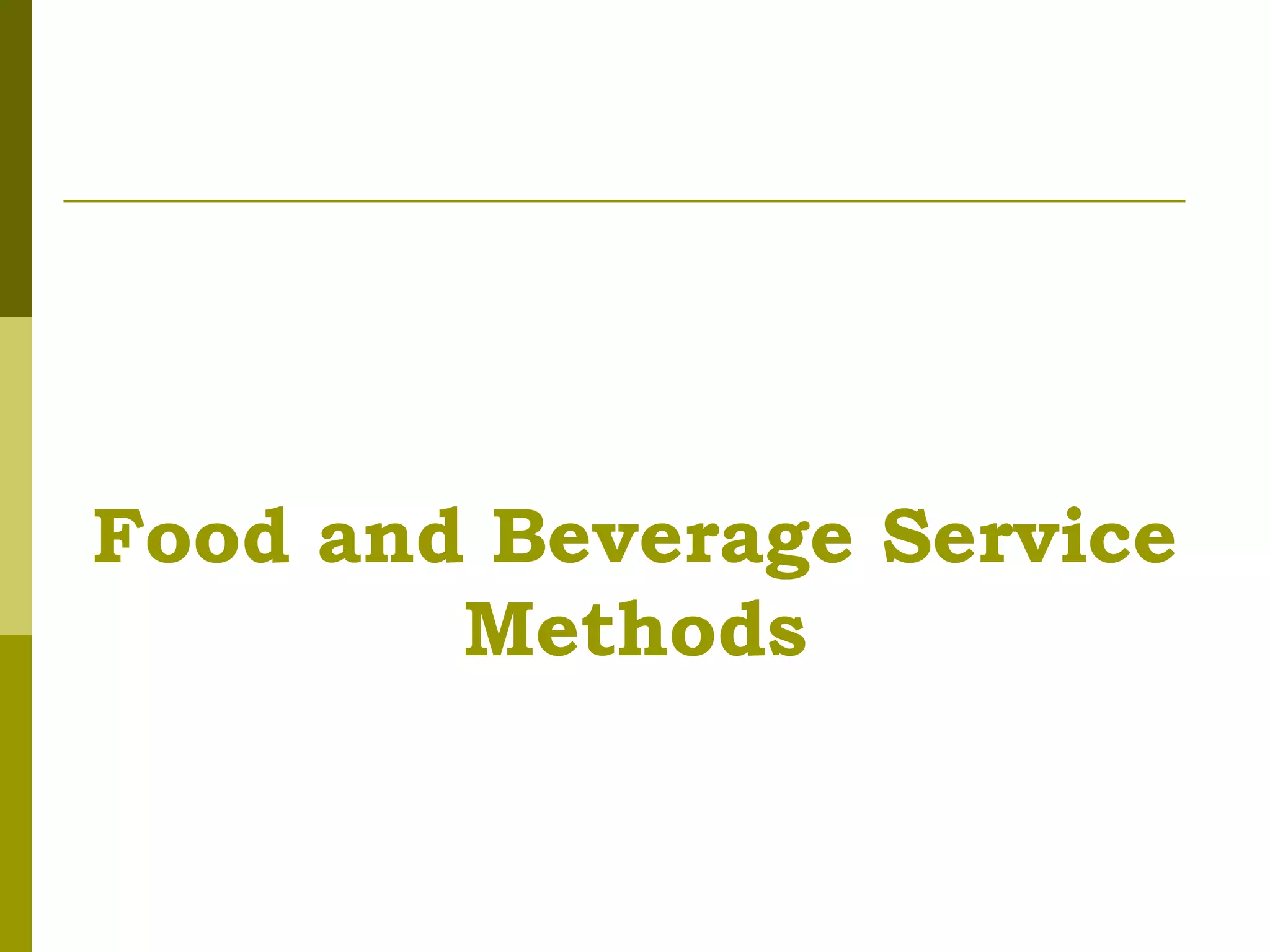 Styles of service | PPT