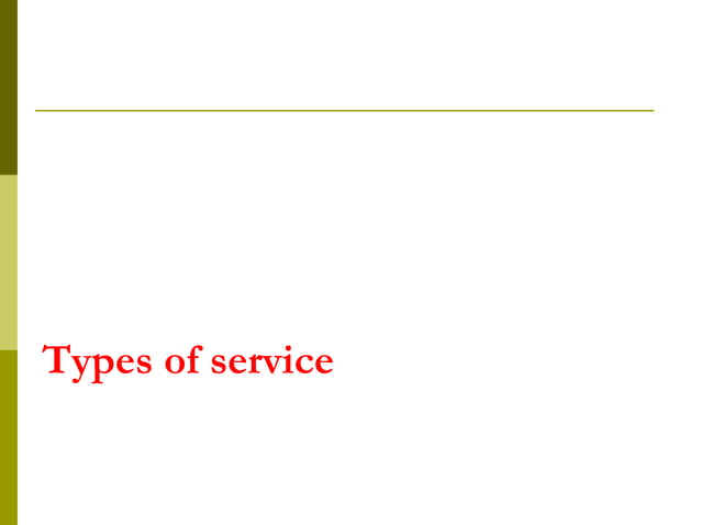 Styles of service | PPT | Bars & Restaurants | Attractions