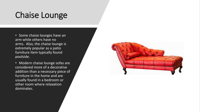 Styles of sofas and couches explained with photos | PPTX