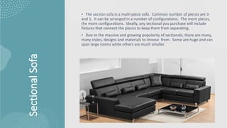 Styles of sofas and couches explained with photos | PPTX