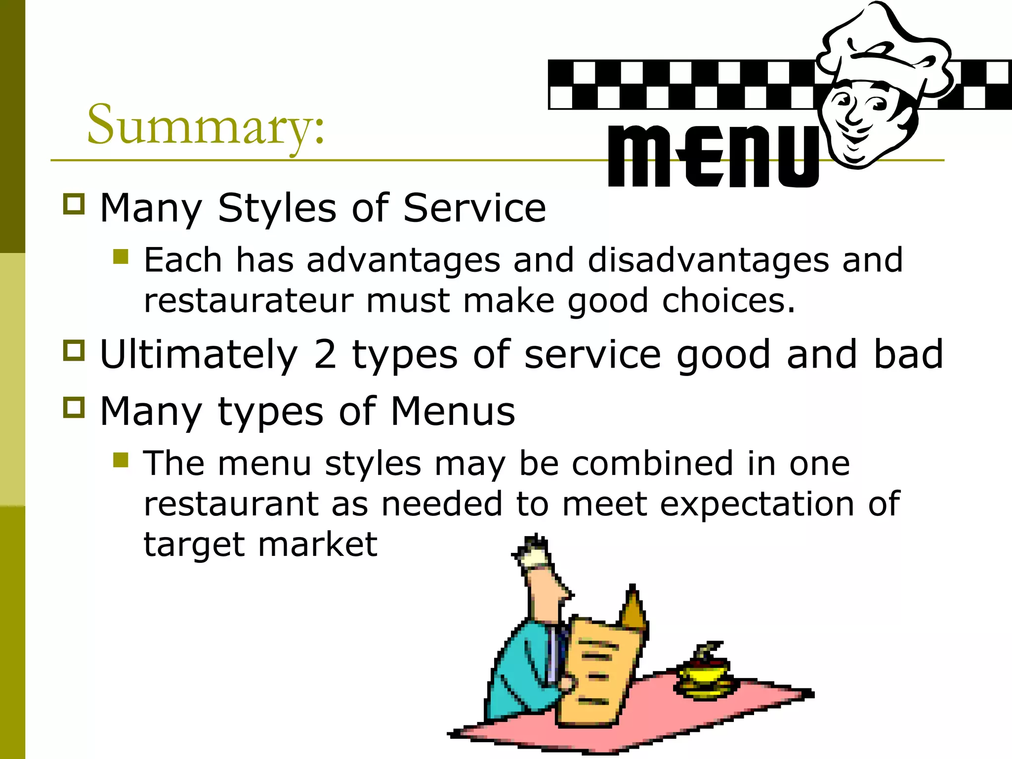 Styles of table service ppt | PPT