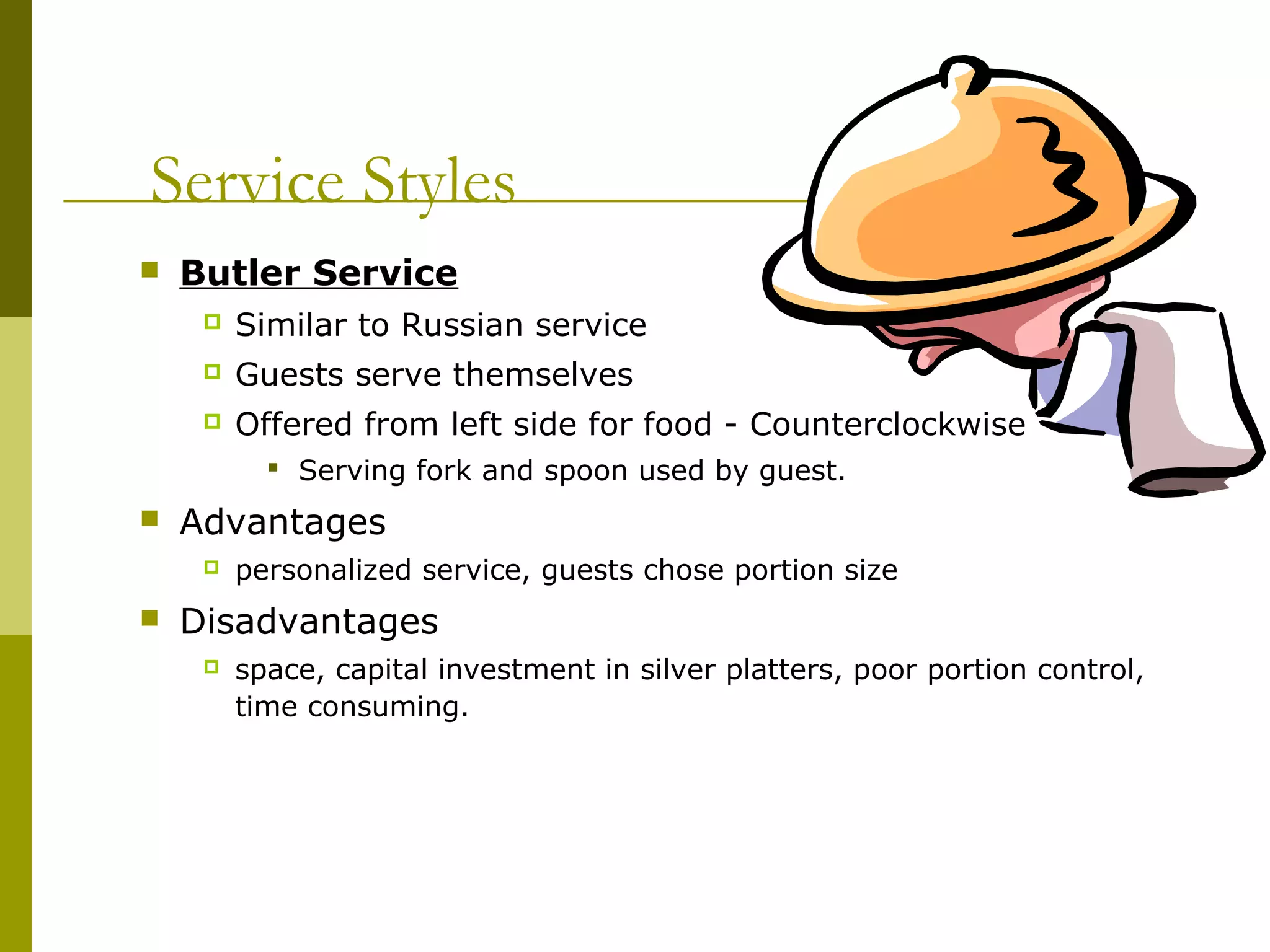 Styles of table service ppt | PPT