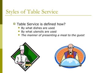 Styles of table service ppt | PPT