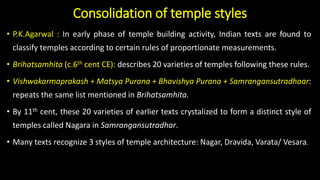 Styles of Hindu temple architecture: Nagar,Dravid & Vesar. | PDF