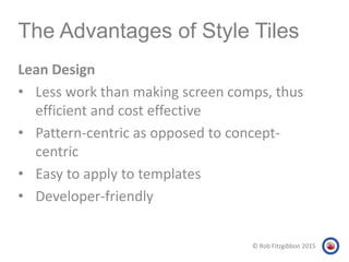 Style Tiles: Ready to Wear for the UX Designer | PPT