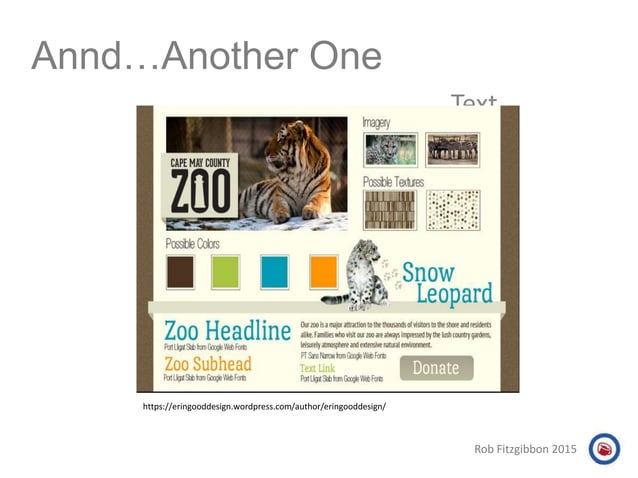 Style Tiles: Ready to Wear for the UX Designer | PPT