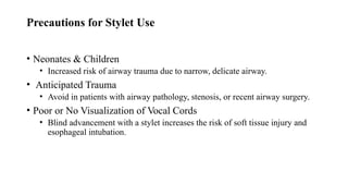 STYLET and BOUGIE and STERILIZATION techniques used for Intubation | PPTX