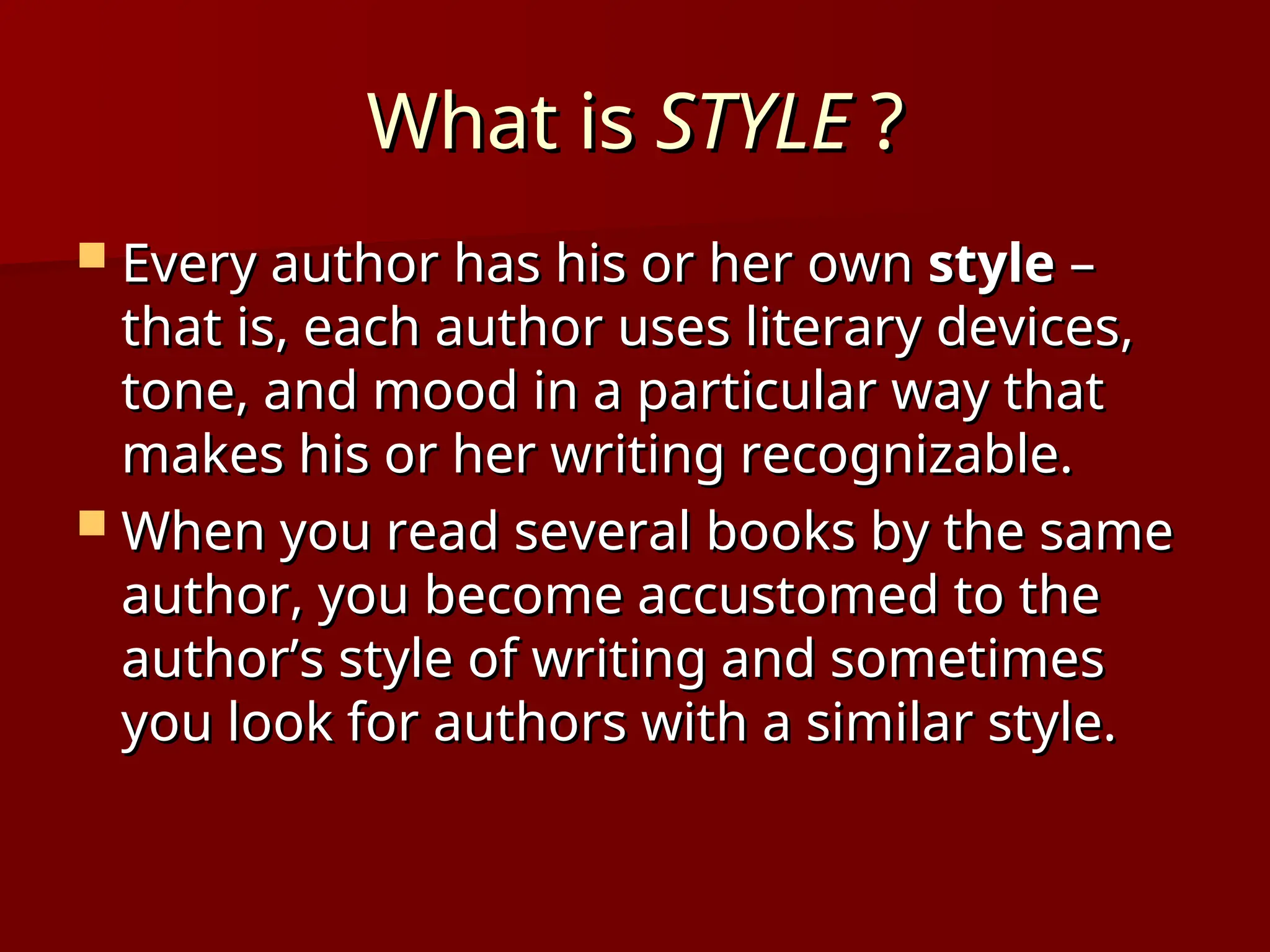 Style, Tone, and Mood PowerPoint in text | PPT