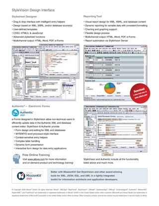 Style visiondatasheet | PDF