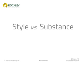 Style Vs. Substance - Cooper | PPT