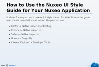 [Webinar] Nuxeo UI Style Guide | PDF