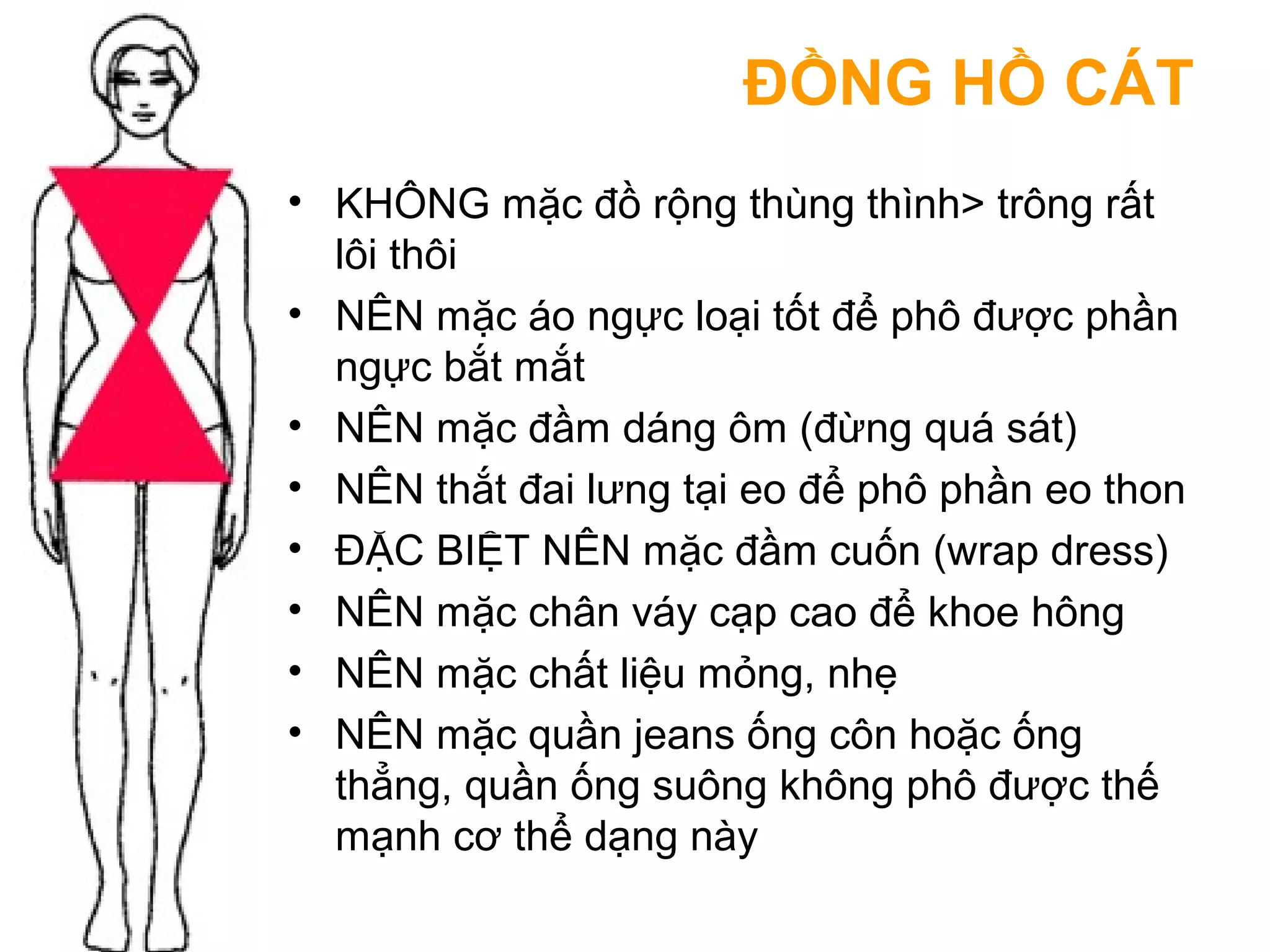Styling bài 6- Body shapes and perfect outfit- (Phần II) | PPT