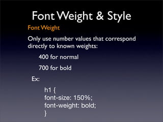 Styling Text With CSS | PDF