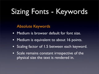 Styling Text With CSS | PDF