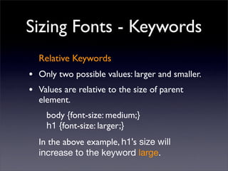 Styling Text With CSS | PDF