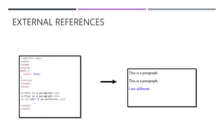 Styling of css | PPTX